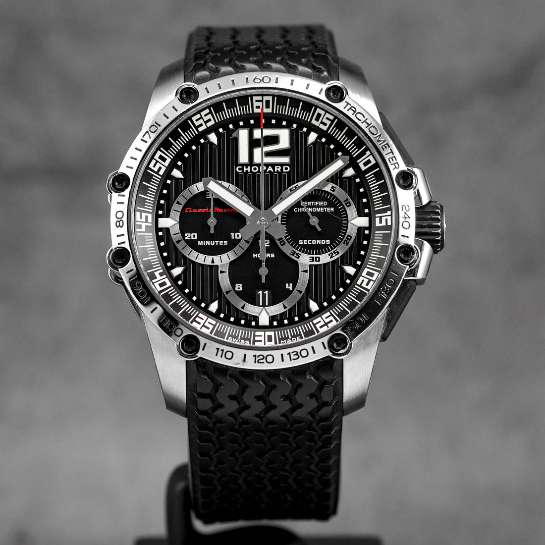 CHOPARD CLASSIC RACING SUPERFAST CHRONOGRAPH BLACK (2012) – ONELUXE