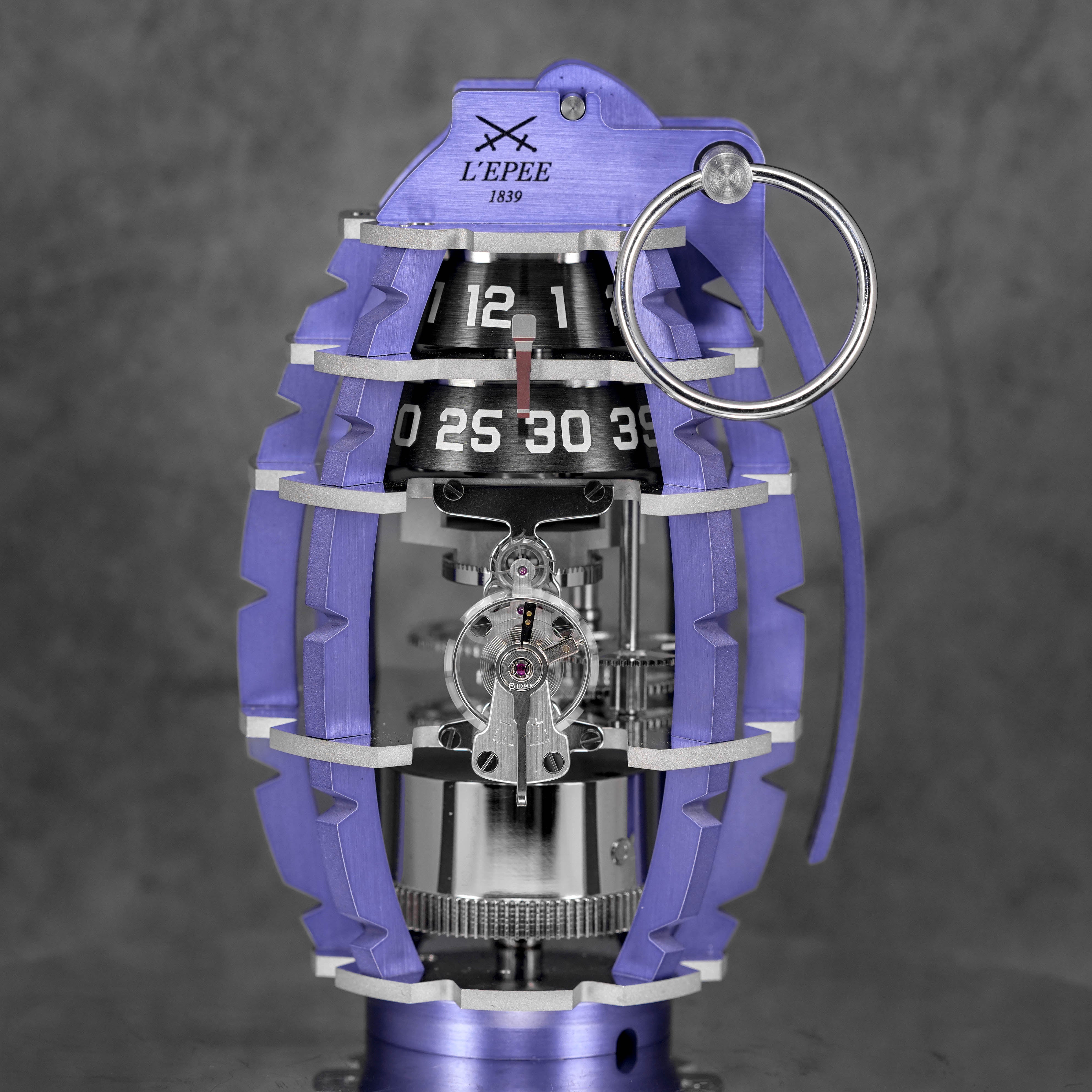 L'EPEE GRENADE 'PURPLE RAIN' CLOCK LIMITED EDITION (2024) – ONELUXE