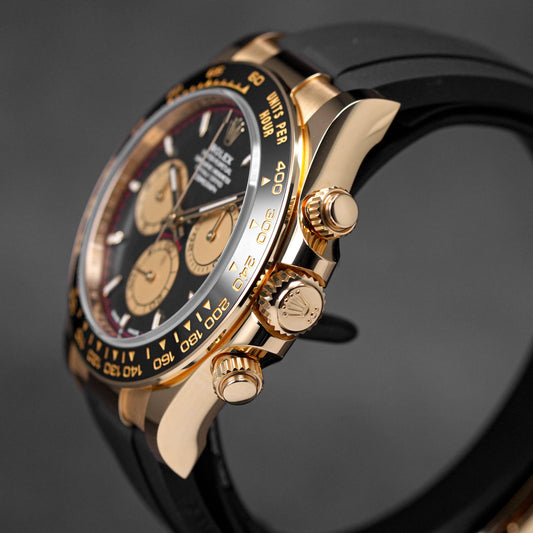 ROLEX DAYTONA OYSTERFLEX YELLOWGOLD 'PAUL NEWMAN' RING BEZEL (2024 ...