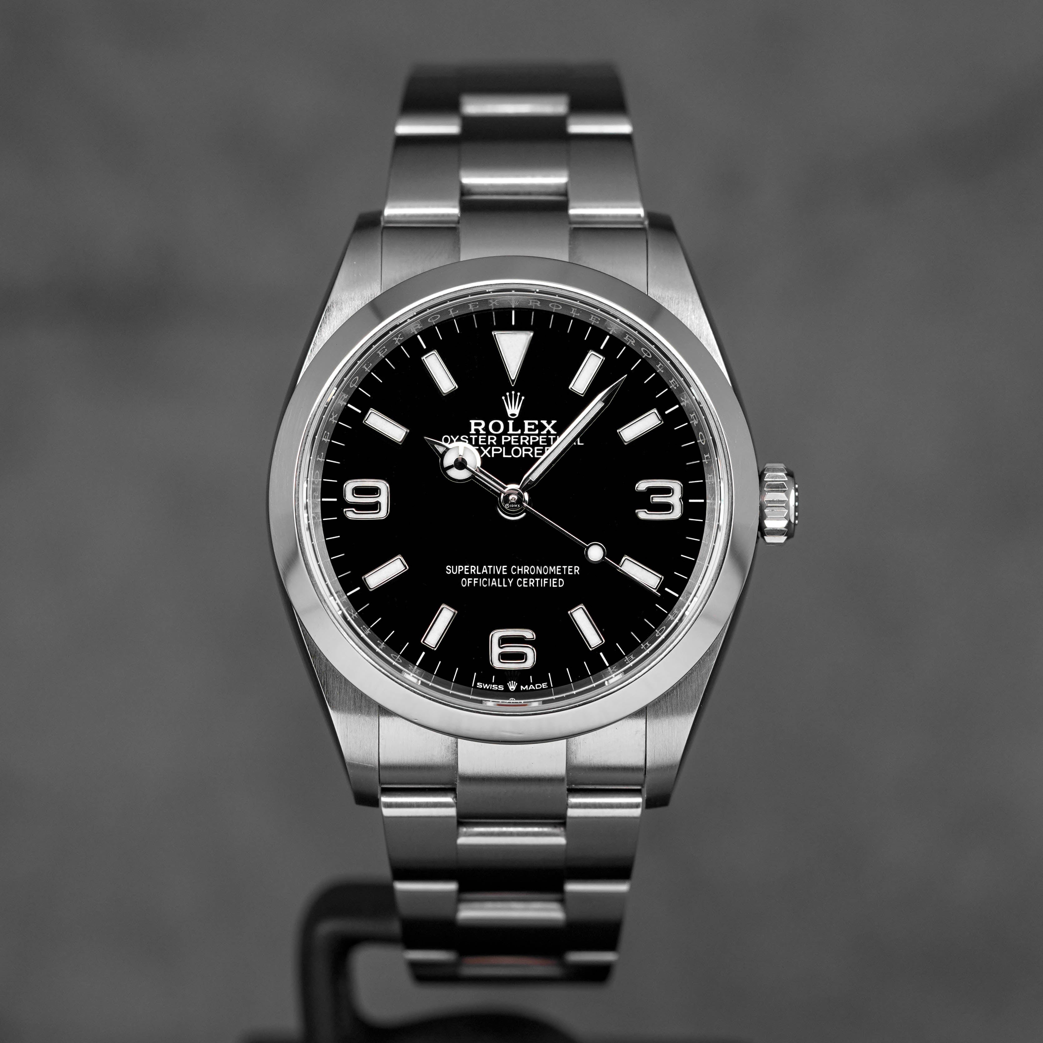 ROLEX EXPLORER-I 36MM BLACK DIAL (2023) – ONELUXE