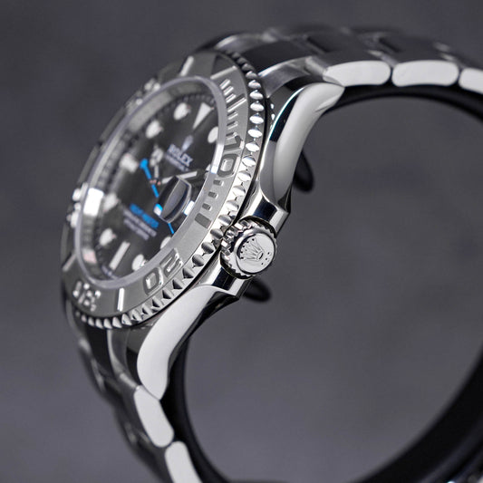 ROLEX YACHT-MASTER 40MM PLATINUM RHODIUM DIAL (2020) – oneluxe-idn